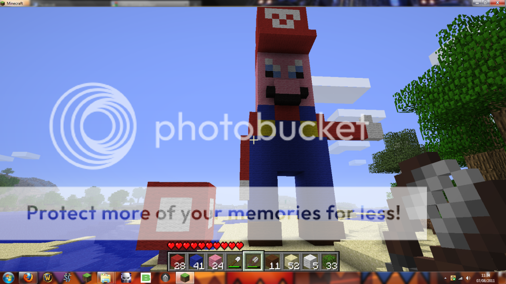 My Own Mario and Mushroom, made in Minecraft..... : r/Minecraft