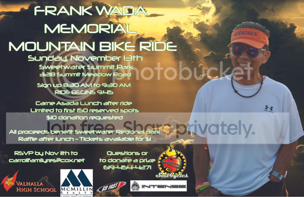Frank Wada Memorial Ride | Mountain Bike Reviews Forum